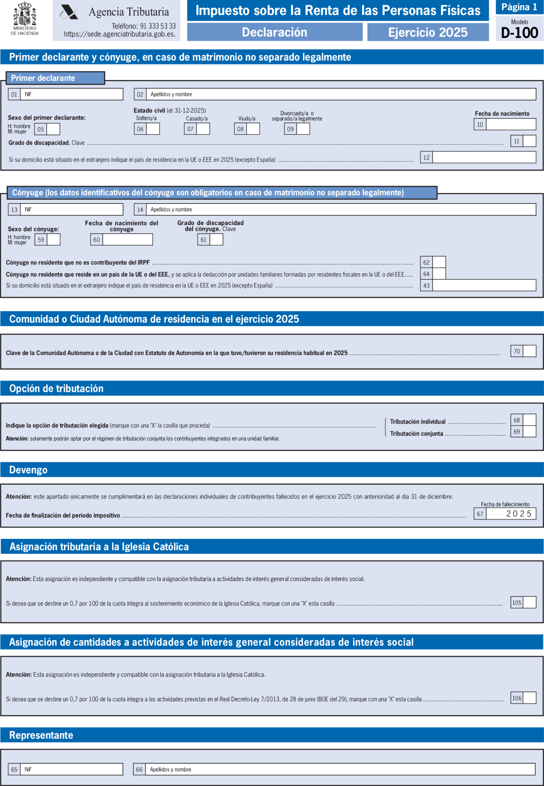 Tax Forms Library - Spain Expat Tax